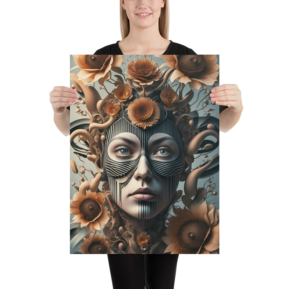 Yellow Flowers and Black Lines – Jade D’human Apparel